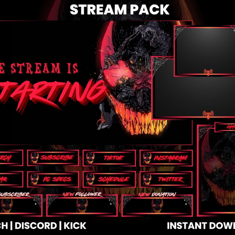 Spiderman Stream Overlay - Etsy