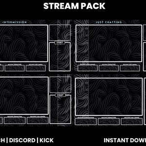 Animated Twitch Stream Pack | Twitch Screen Overlay | Animated Screens ...