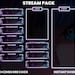 Anime Girl Stream Overlay Pack for Twitch, Youtube, Kick | Animated ...