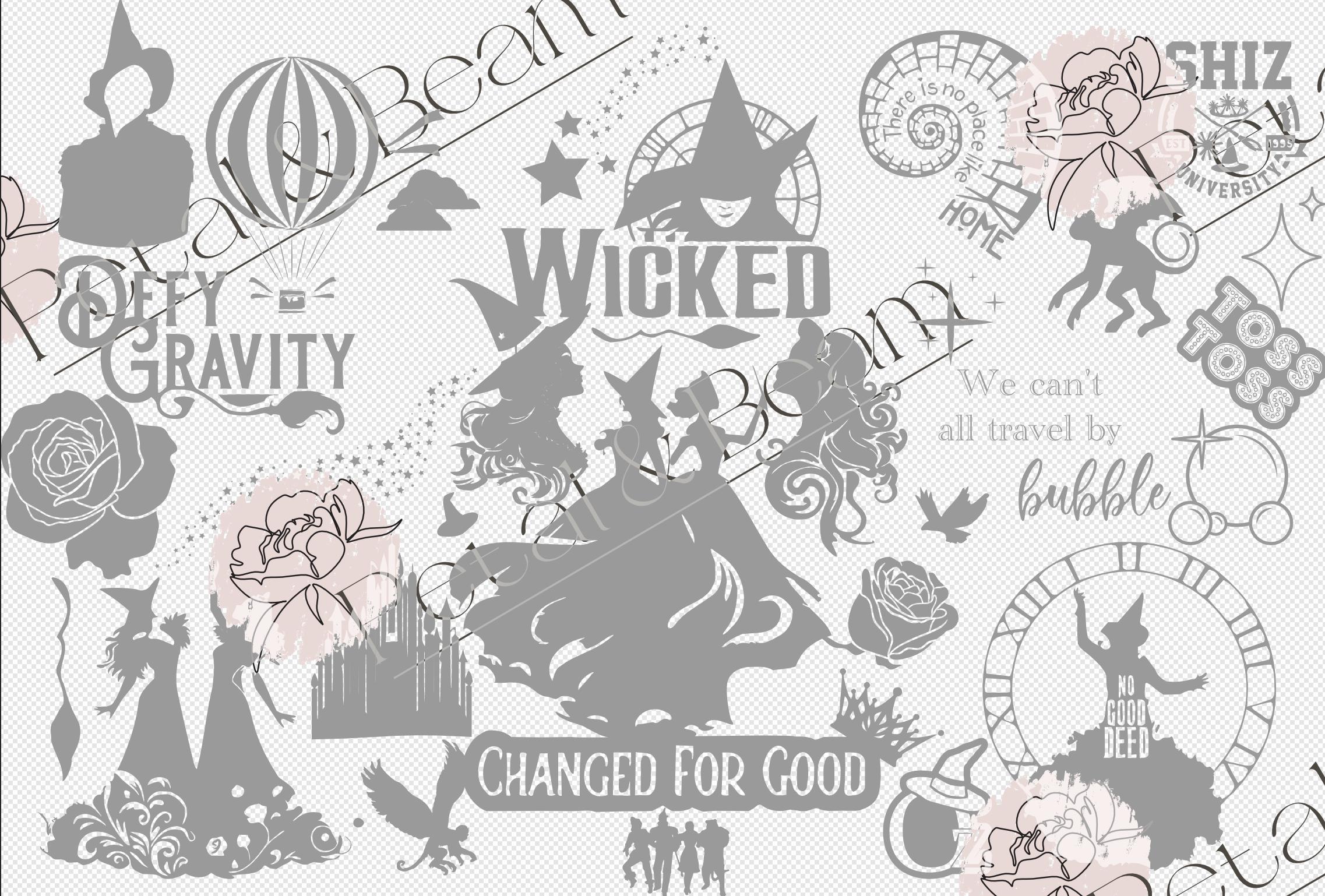 Wicked 40oz Engraved Tumbler SVG, Laser Engraved, Digital Download ...