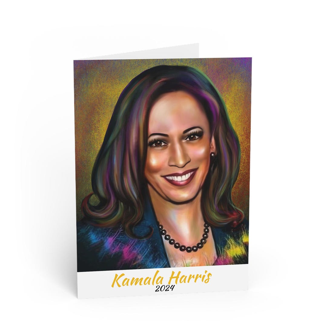 Kamala Harris 2024 Greeting Card, Greeting Card, Political Greeting ...