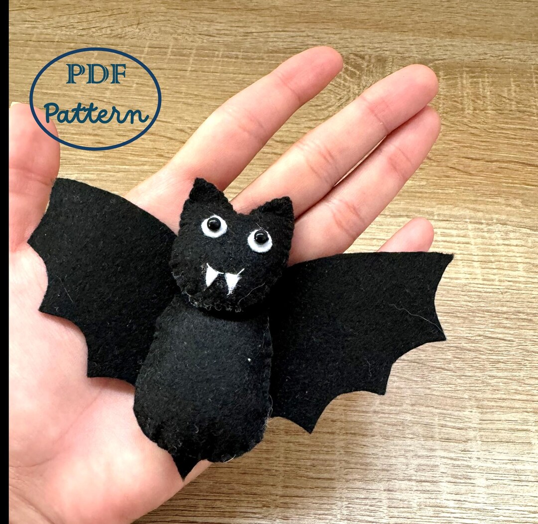 Bat PDF With Pattern and Step by Step Instructions for Making a Bat for ...
