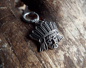 Silver Tone Native Feather Dreadlock Accessory | Etsy