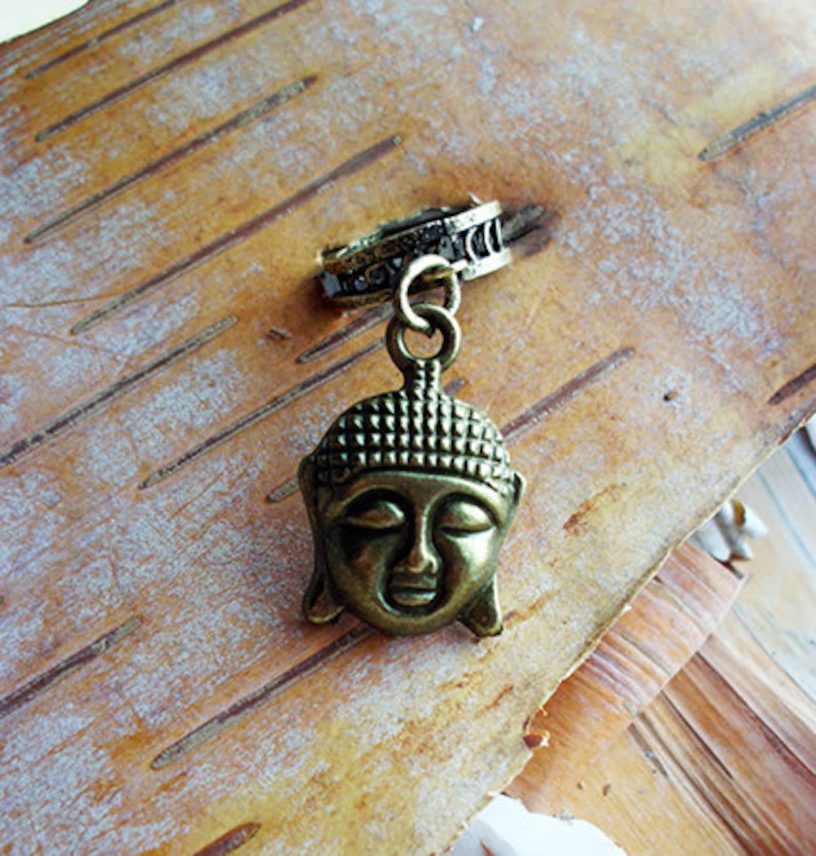 Antiques Brass Buddha Dreadlock Accessory | Etsy