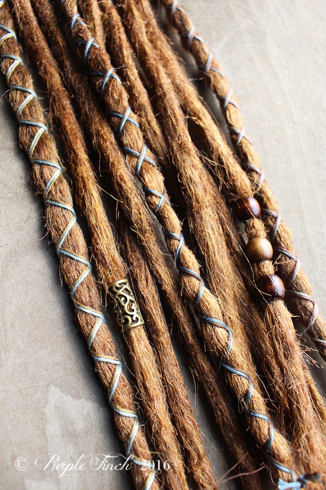 10 Custom Clip in or Braid in Dreadlock Extensions Standard - Etsy