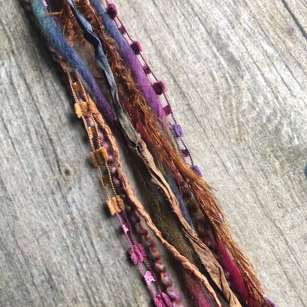 Purple Hair Extensions - Etsy