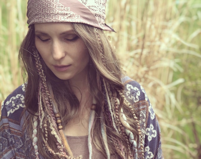 10 Custom Clip in or Braid in Dreadlock Extensions Color Mix: - Etsy