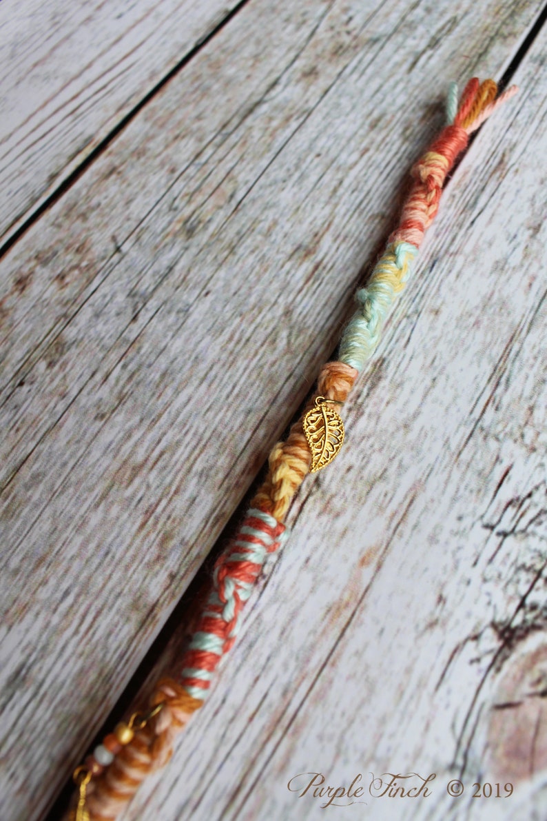 1 Twisted Bohemian Charm Hair Wrap Clip in or Braid in - Etsy