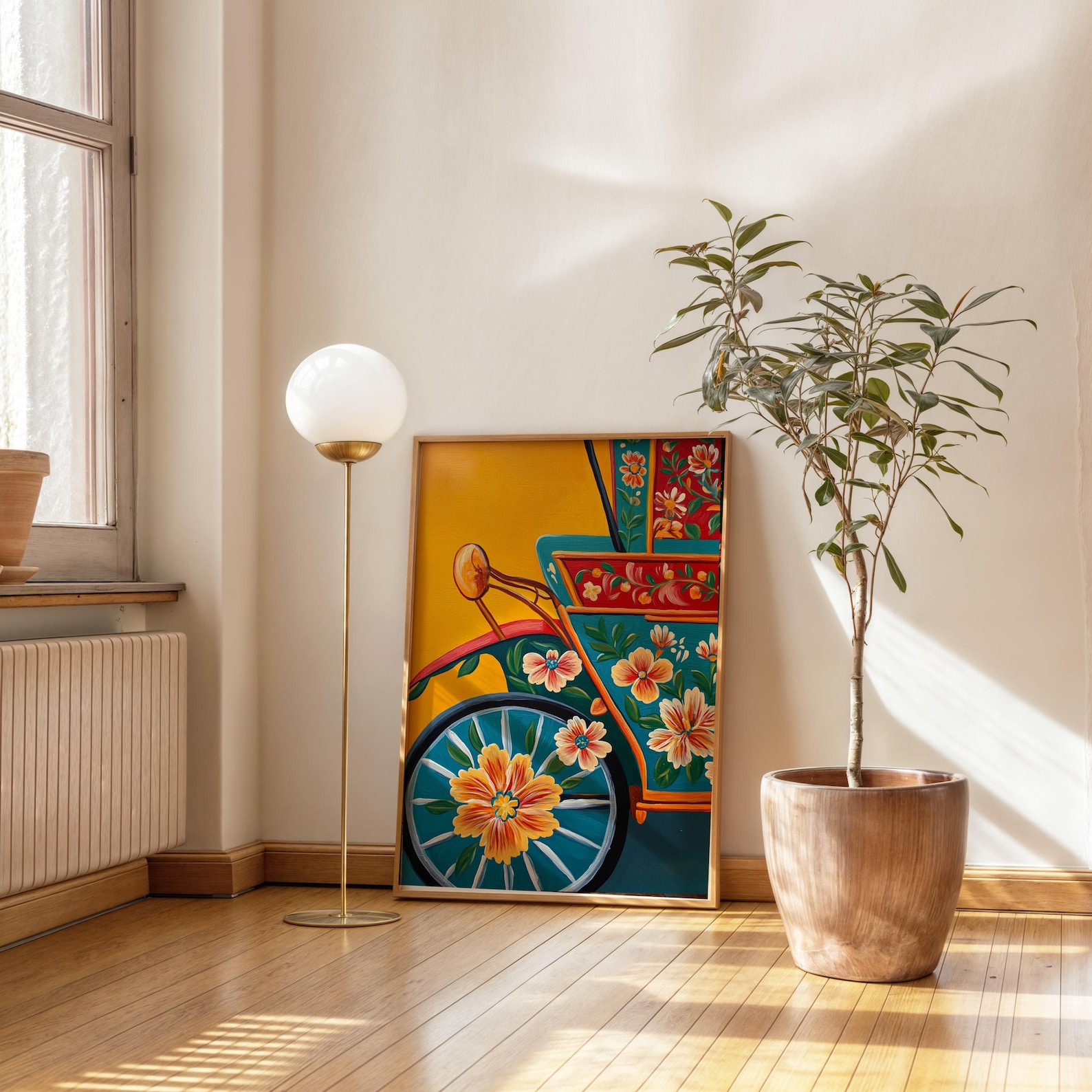 Indian Rickshaw Art Print | Vibrant Cultural Transportation ...