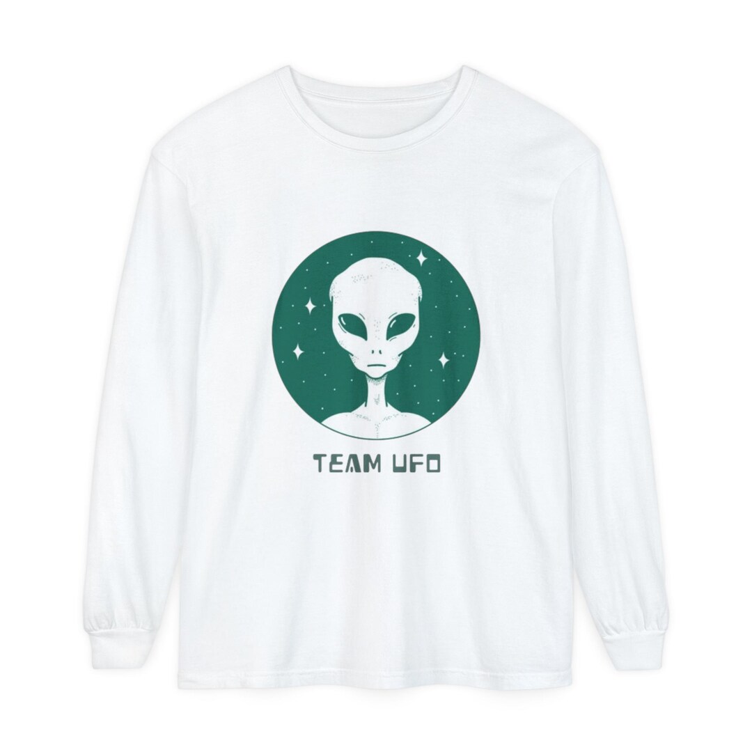 Alien Team UFO Long Sleeve T-shirt, Unisex Tee, Graphic T-shirt for UFO ...