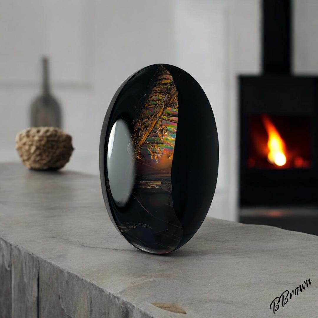 Fire Obsidian! 128.50ct - Etsy