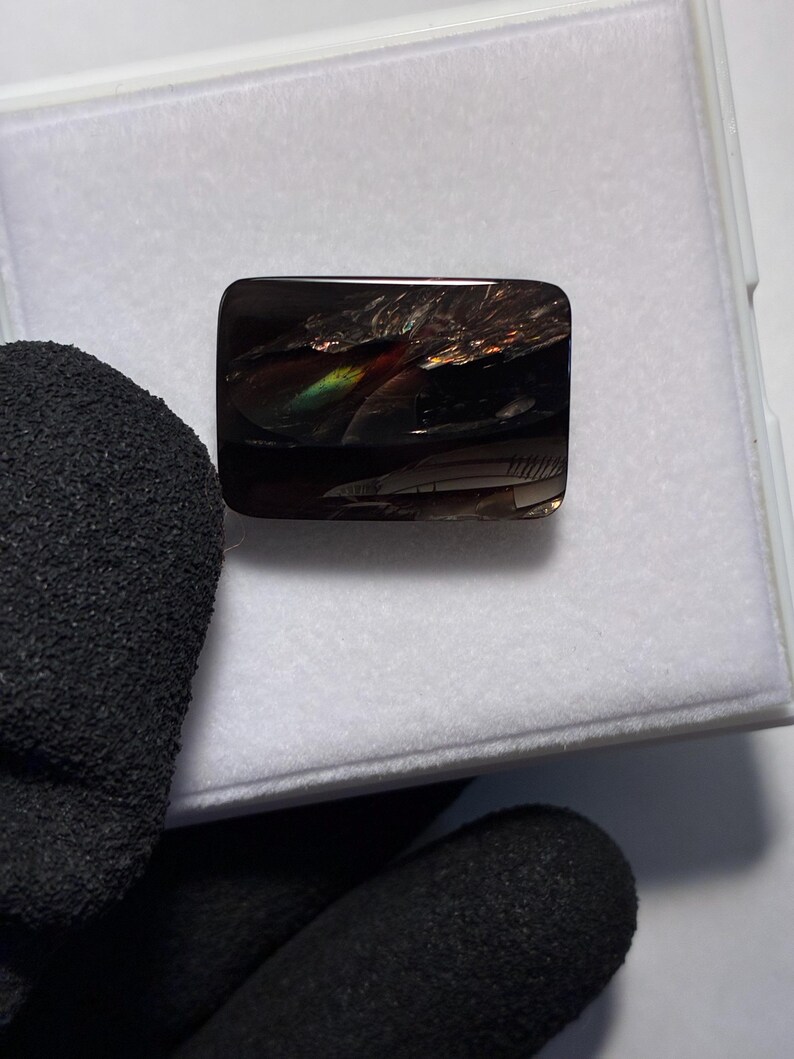 Fire Obsidian! 34.05ct - Etsy UK