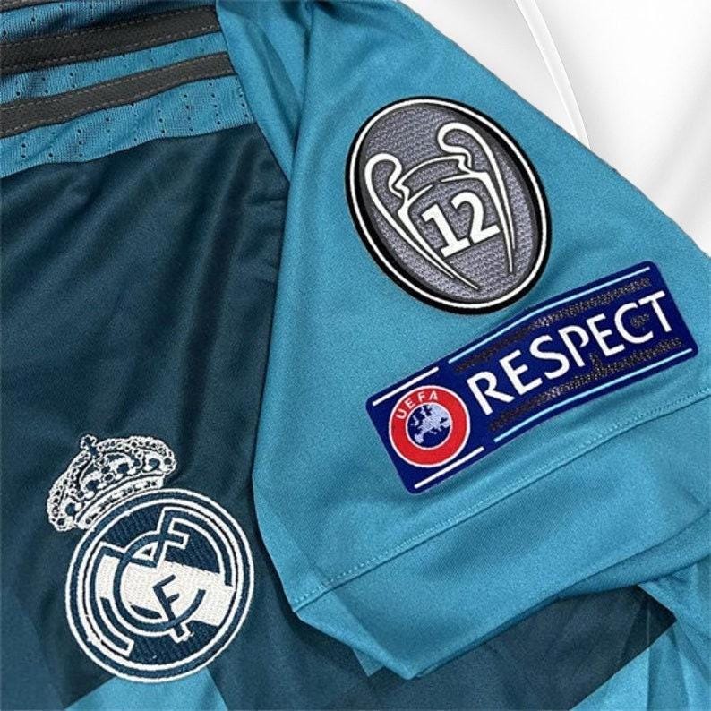 Cris.tiano Ronaldo No. 7 Football Uniform 17-18 Real Madrid Blue Jersey ...