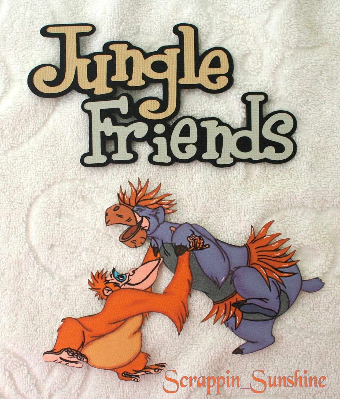 DISNEY Jungle Book Friends - You Choose - Die Cut Title or Scrapbook ...