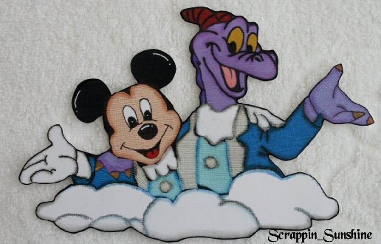 DISNEY FIGMENT - You Choose - Printed Paper Piece for Premade Scrapbook ...