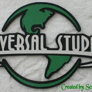 UNIVERSAL STUDIOS Die Cut Title - Your Choice of Color for Scrapbook ...