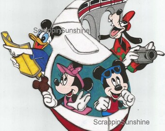 DISNEY It's a Small World Printed Scrapbook Page Paper Piece SSFF - Etsy