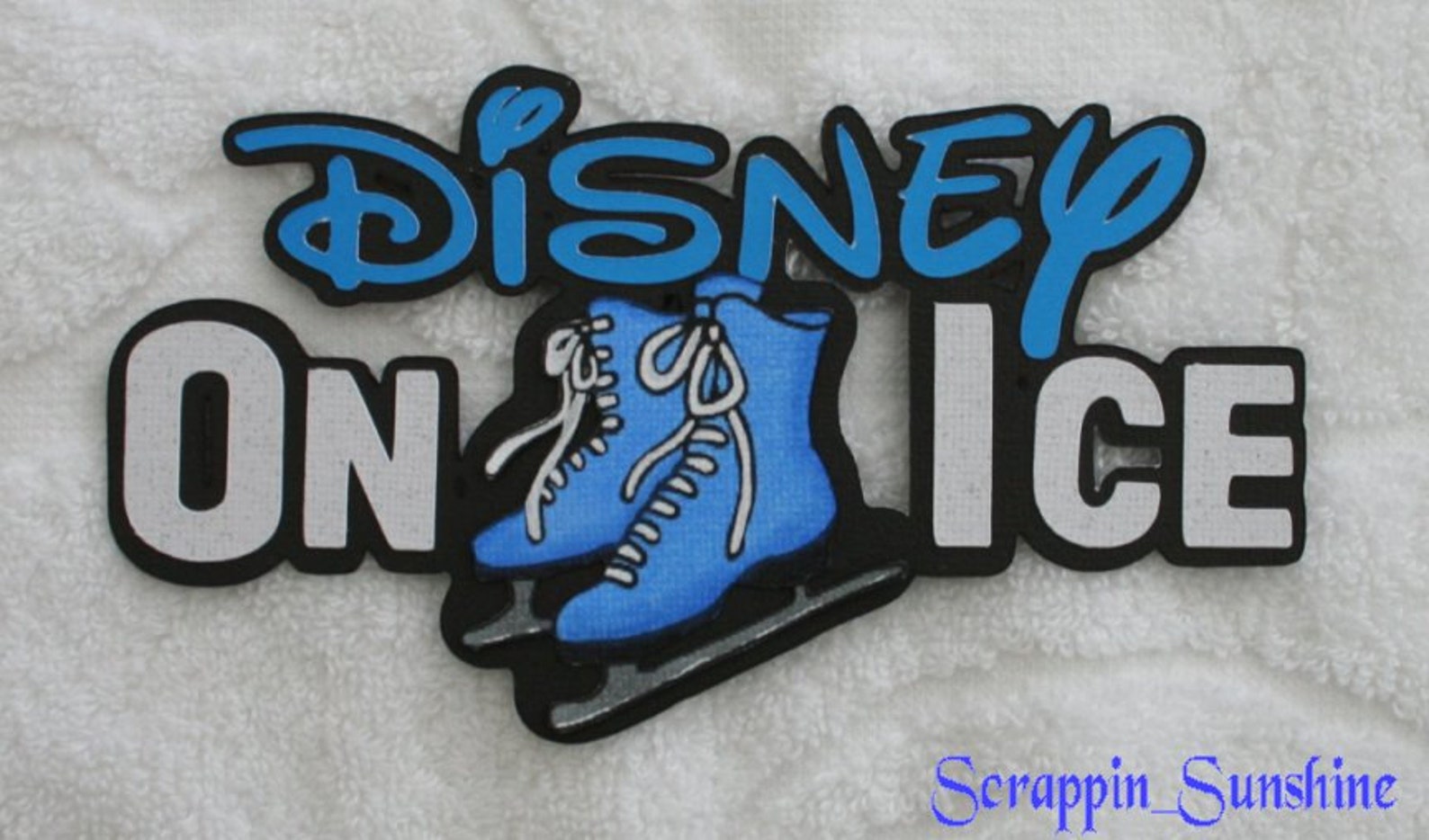 DISNEY on Ice Scrapbook Paper Piecing or Title for Pages - Etsy