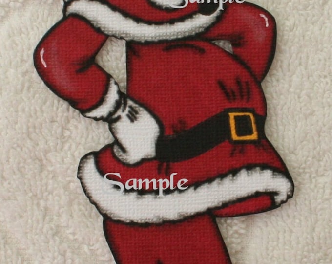 DISNEY Christmas Goofy as Santa Printed Scrapbook Page Paper Piece ...