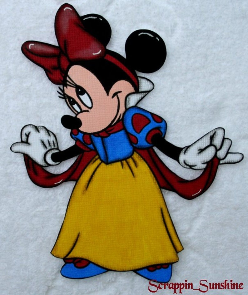 DISNEY Fairytale Minnie Princess - You Choose - Premade Scrapbook Piece ...
