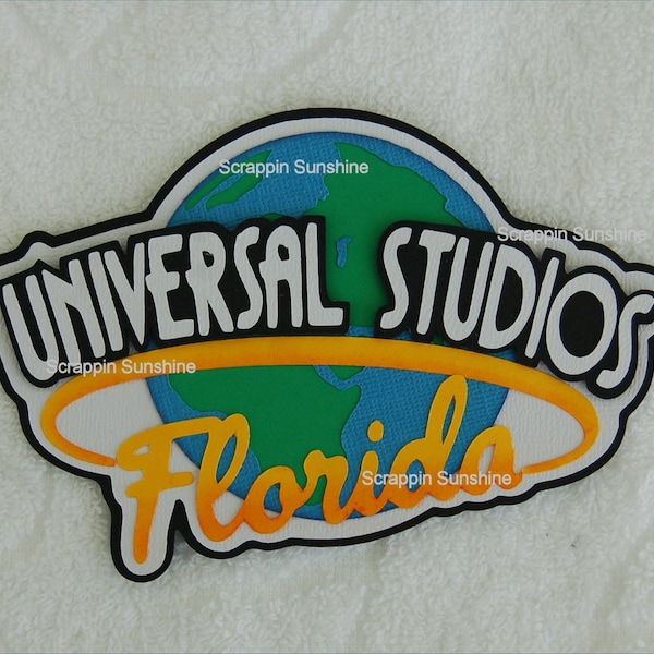Universal Studios Scrapbook Paper - Etsy