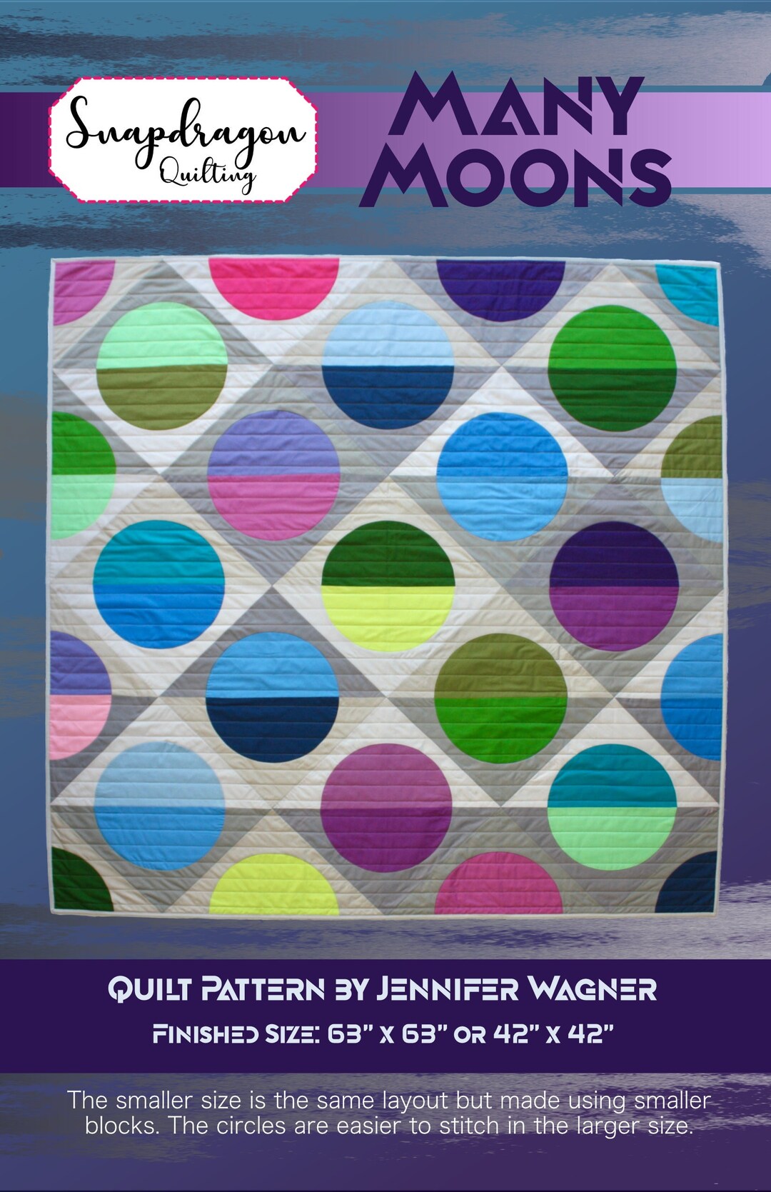 Many Moons Quilt Pattern (PDF Download) - Etsy