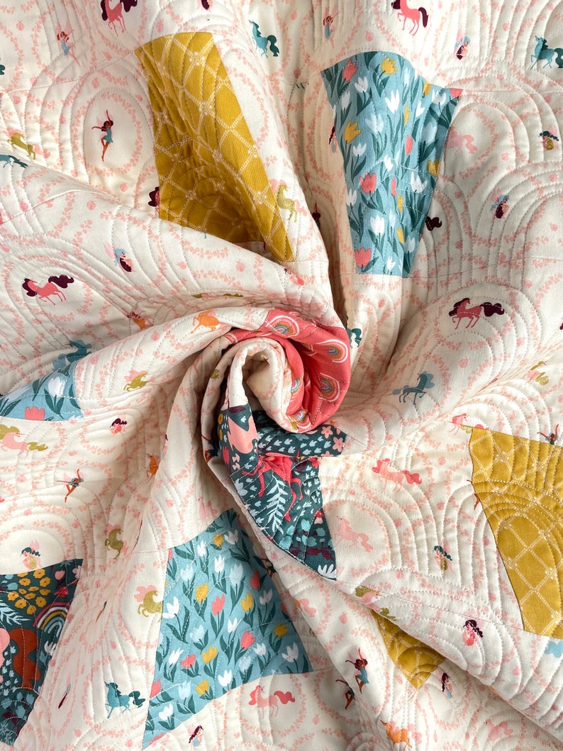 Quilt Kit Tumbling Blocks Quilt Pattern Fairy Dust - Etsy