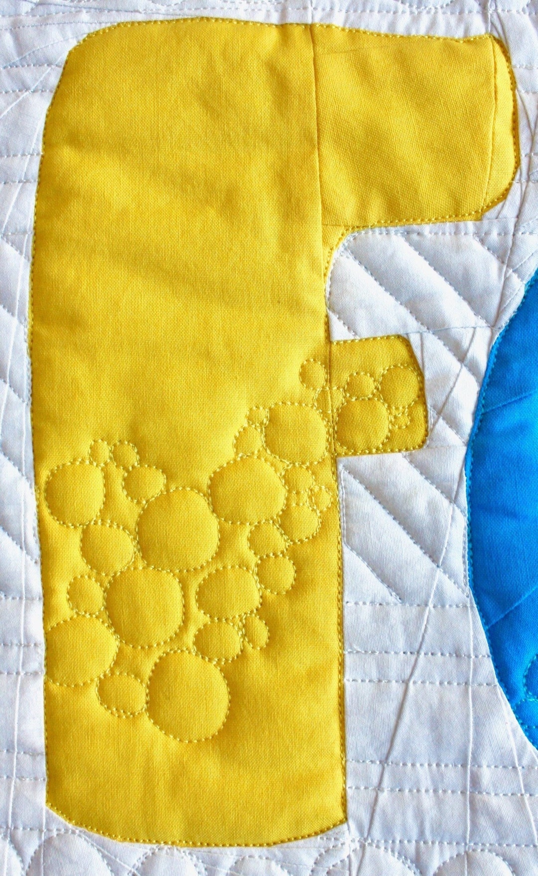 Alphabet Quilt Block Pattern PDF Download Bubbly Letter F - Etsy