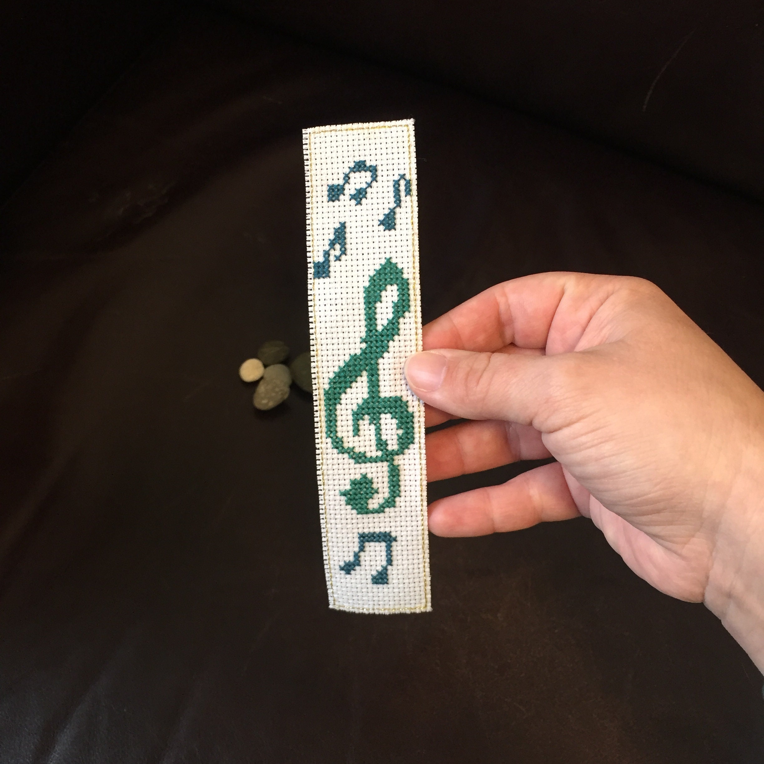 Musical Notes and Treble Clef 2: Cross Stitch Pattern Instant Download ...