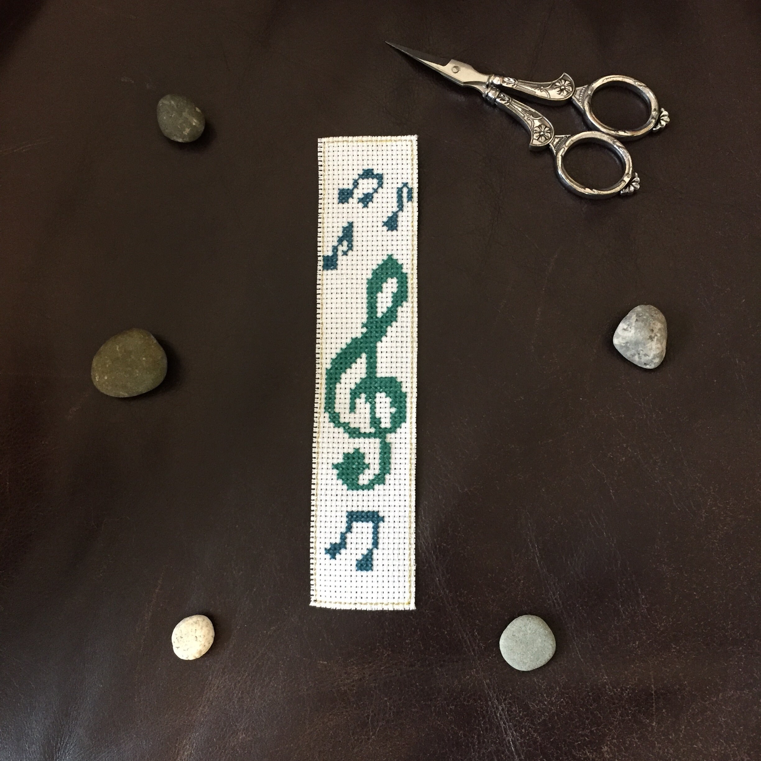 Musical Notes and Treble Clef 2: Cross Stitch Pattern Instant Download ...