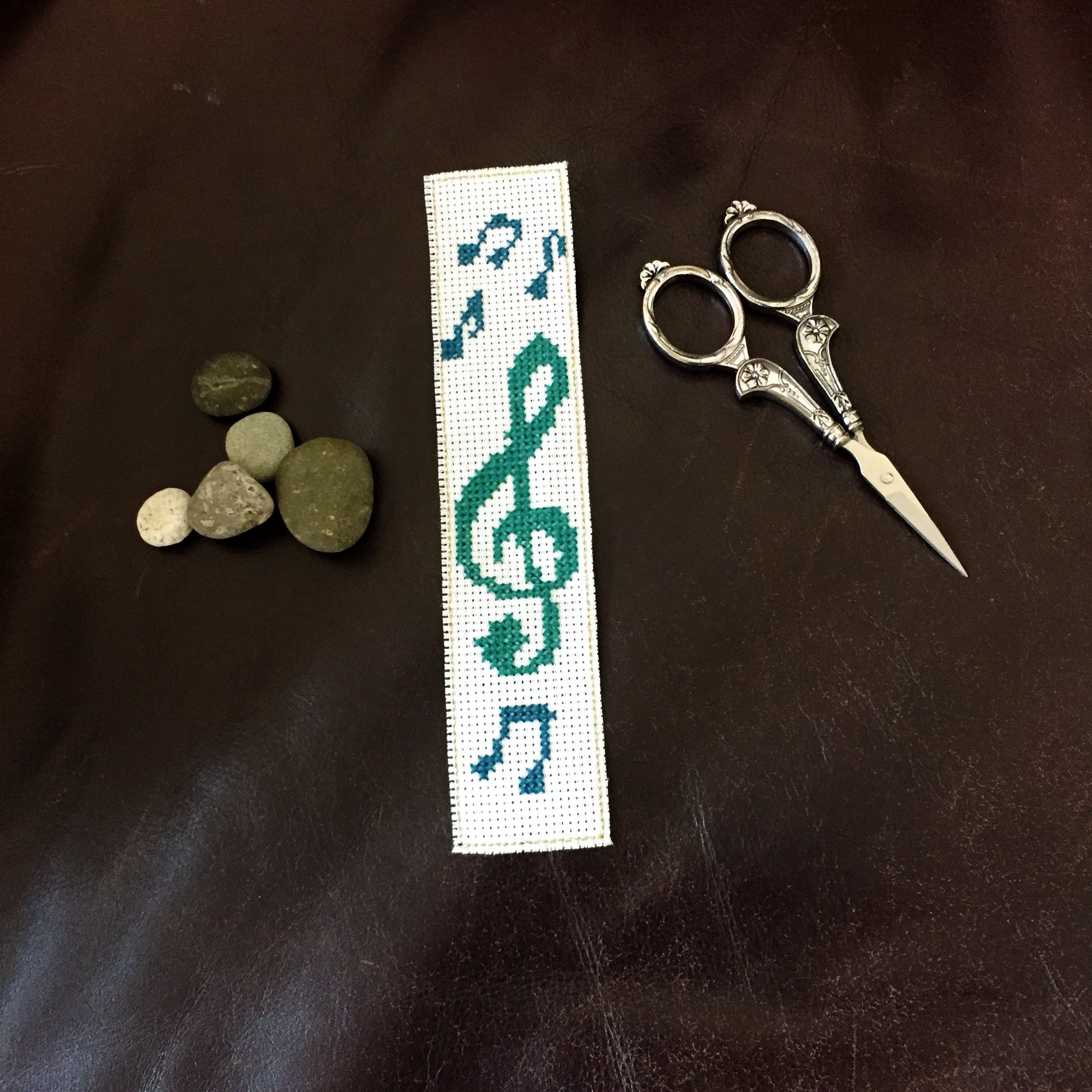 Musical Notes and Treble Clef 2: Cross Stitch Pattern Instant Download ...