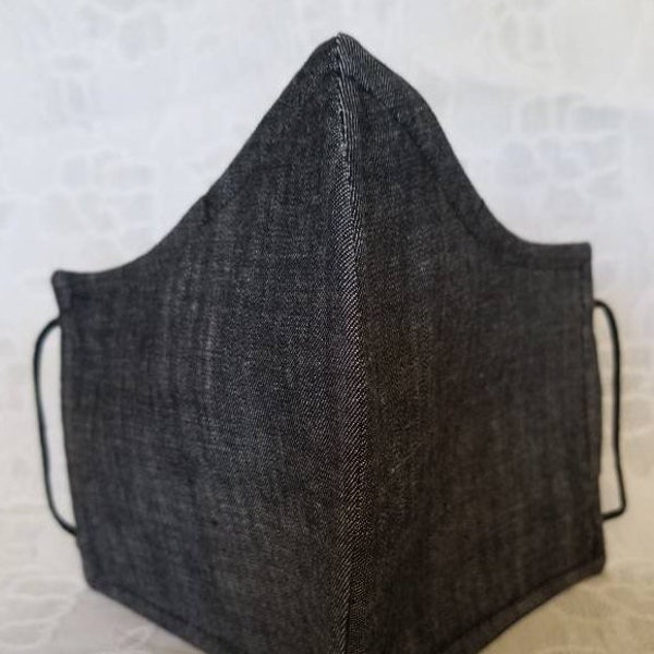 Denim Face Mask - Etsy