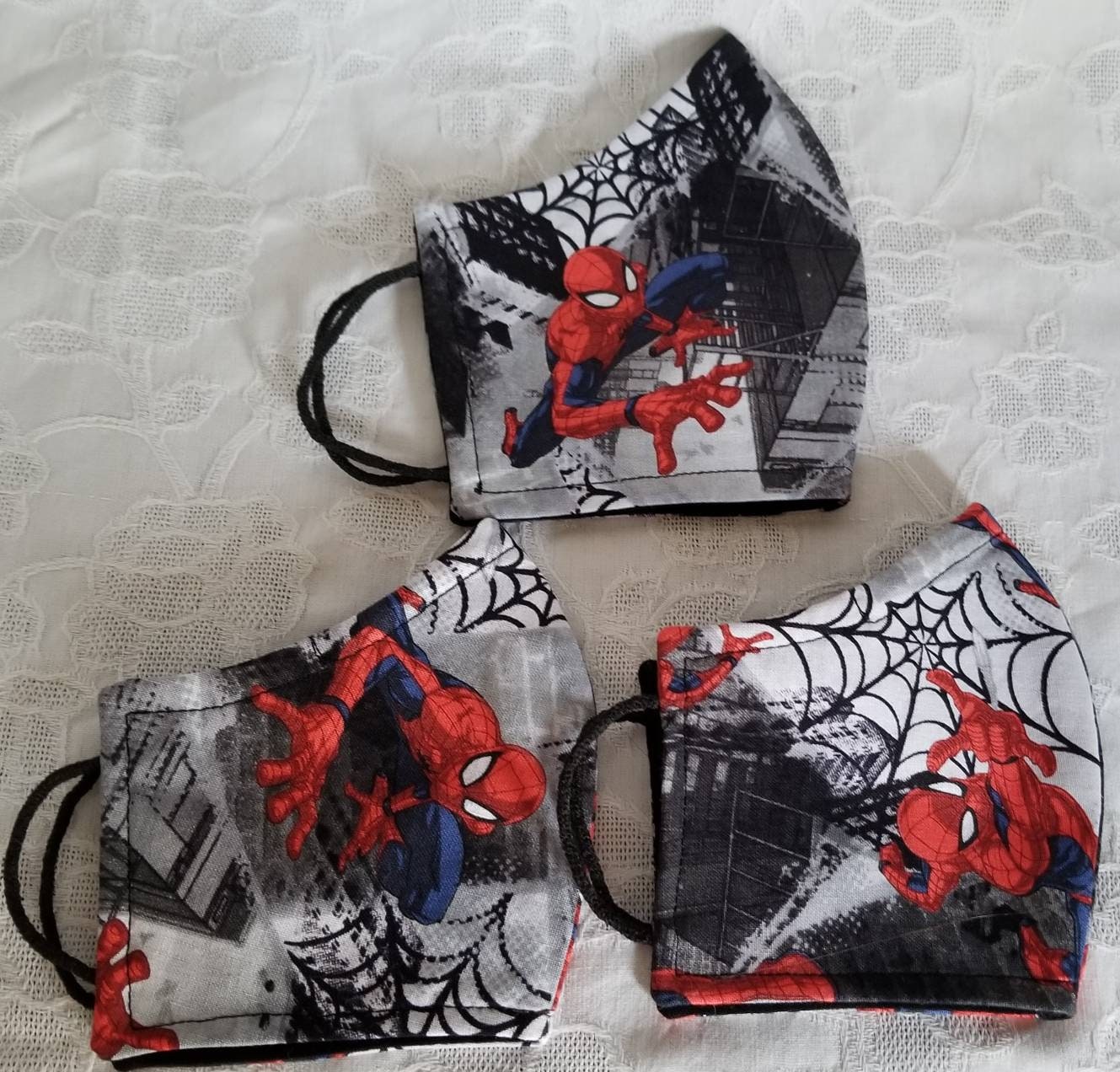 Spiderman Cartoon Character Filtered Fask Mask With Waterproof ...