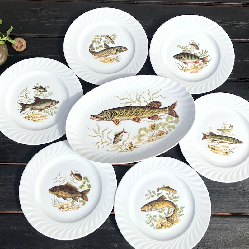 Fish Dinnerware - Etsy