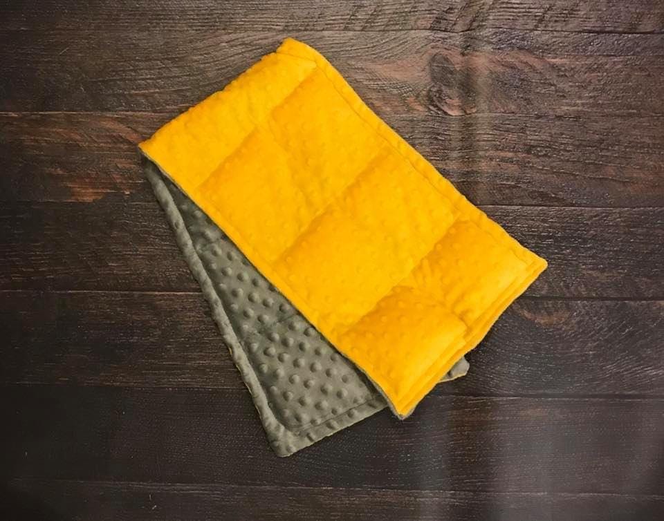 Weighted Pad, Lap Pad, Adults and Kids, Minky Colors, Shoulder Wrap - Etsy