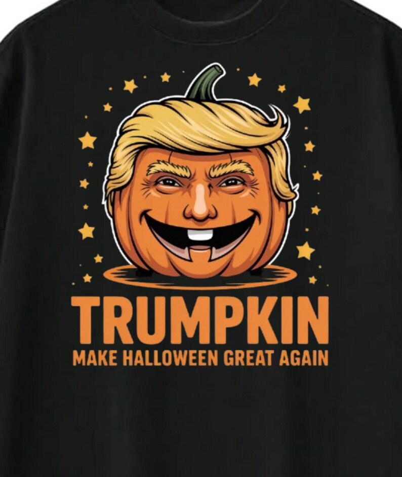 Funny Trumpkin PNG: Political Halloween Shirt Design (digital Download ...