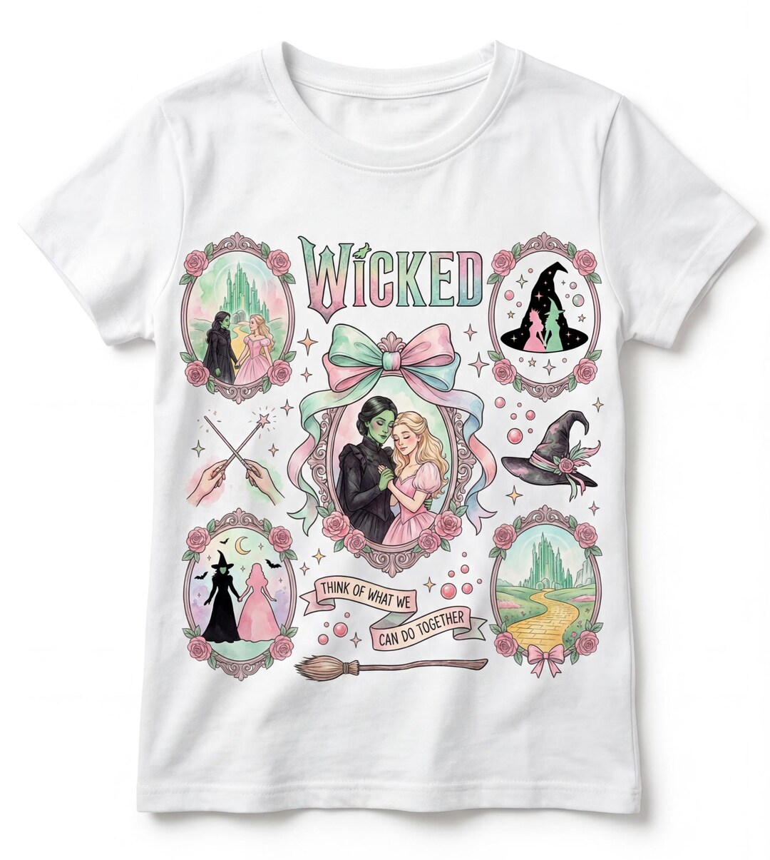 Wicked Stamps PNG, Wizard Musical, Coquette Bow (digital Download) - Etsy