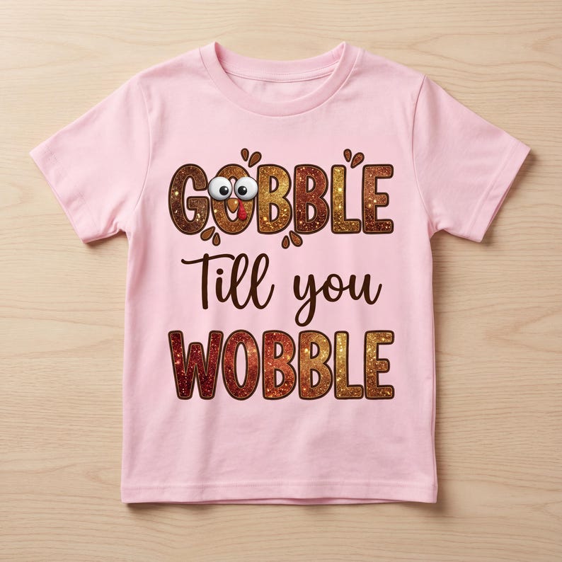 Gobble Till You Wobble PNG - Etsy