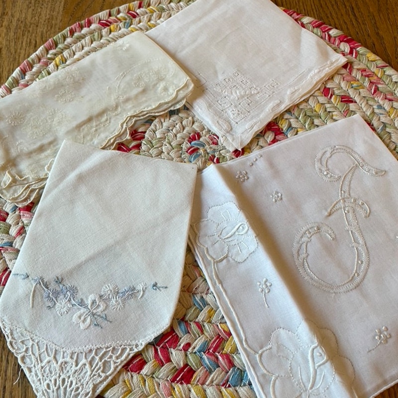 Vintage Handkerchief - Etsy