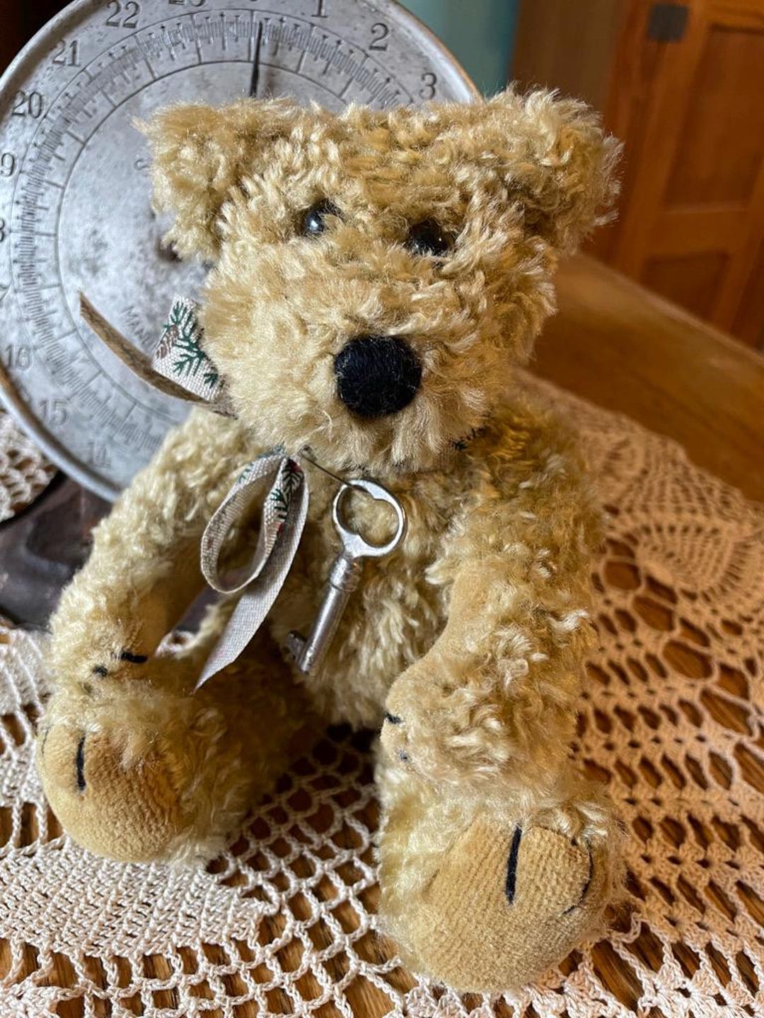 Vintage 1990s Small Brown Boyds Bear With a Vintage Key - Etsy