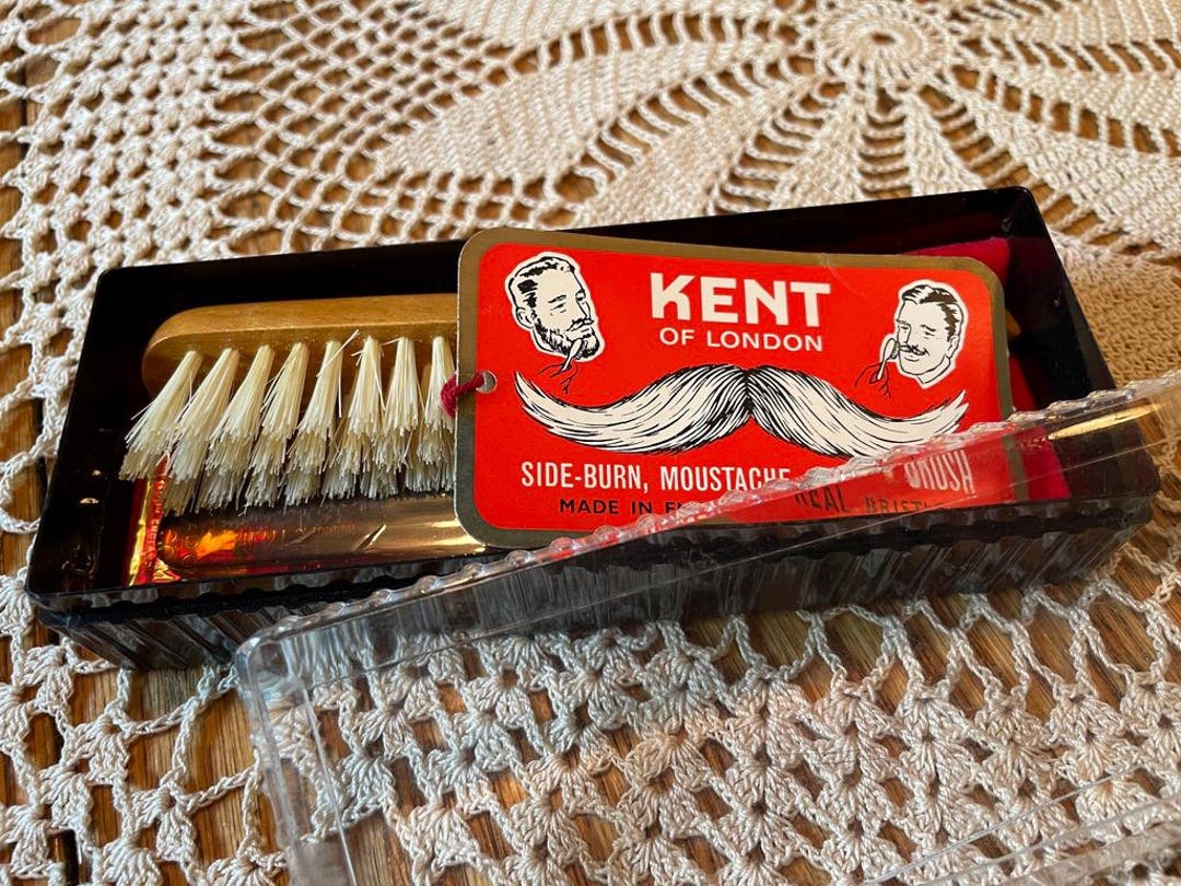 KENT of London a Vintage Boxed Moustache and Beard Brush and Comb Set ...