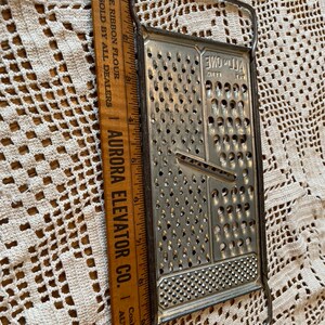 Rustic Hand Held All in One Metal Grater - Etsy