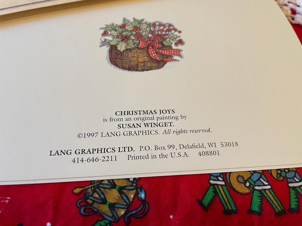 Set of 17 Vintage 1997 Snowmen Christmas Cards by Susan Winget - Etsy