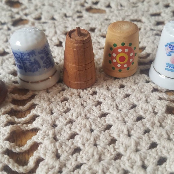 Wooden Thimbles - Etsy