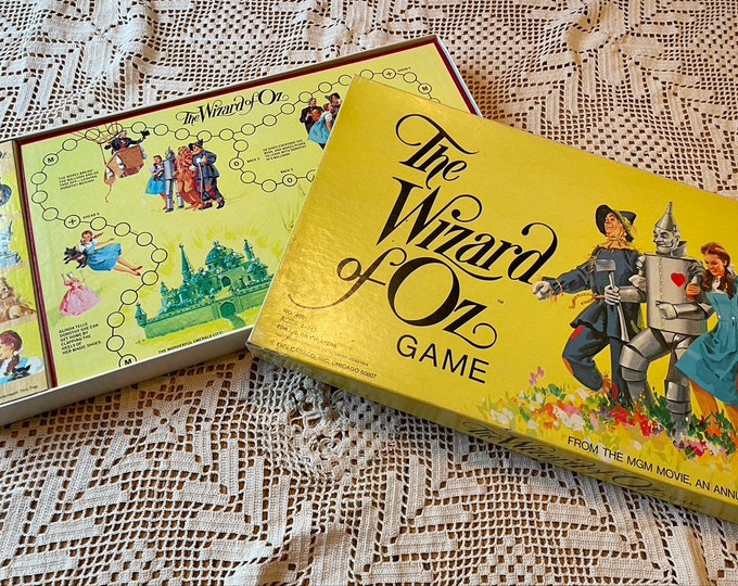 Complete Vintage 1974 Wizard of Oz Board Game by Cadaco - Etsy
