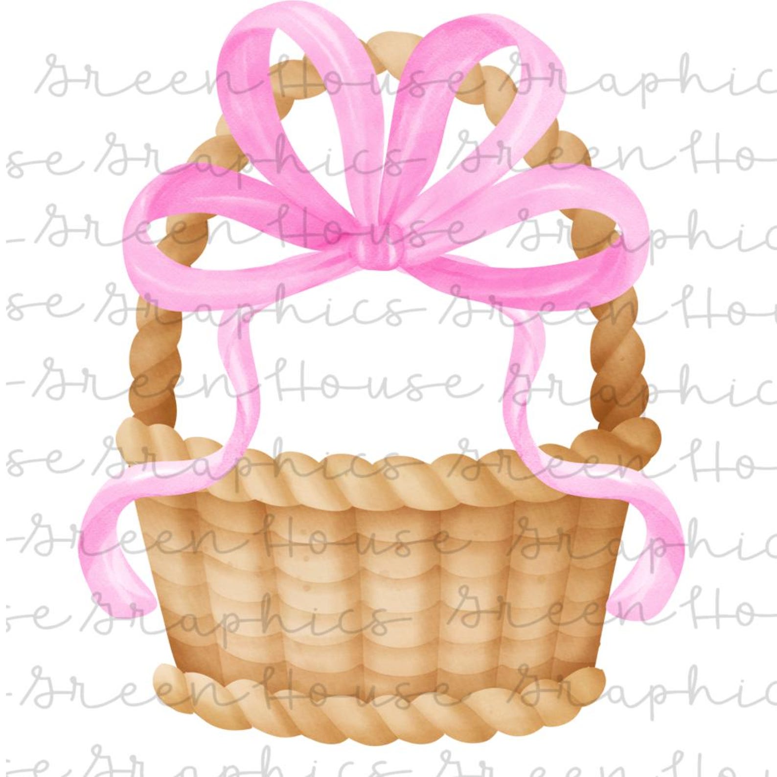 Preppy Easter Basket Baby Girl Easter Basket PNG Pink Coquette PNG ...