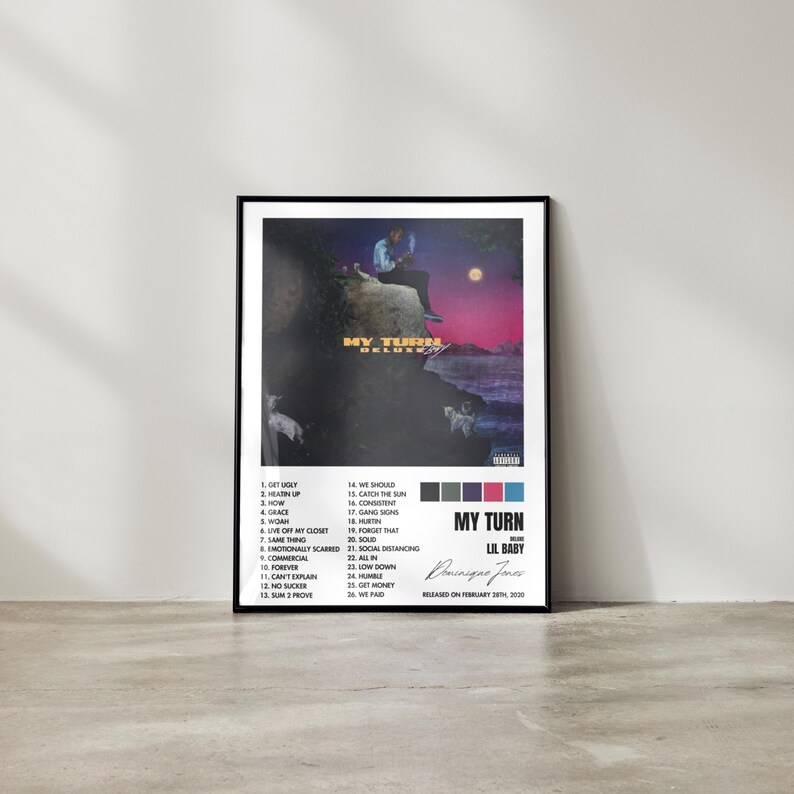 Lil Baby My Turn Deluxe Album Cover Poster - Etsy