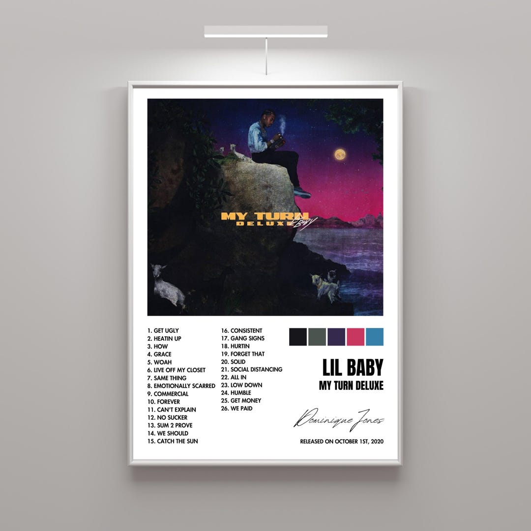 Lil Baby My Turn Deluxe Album Cover Poster - Etsy