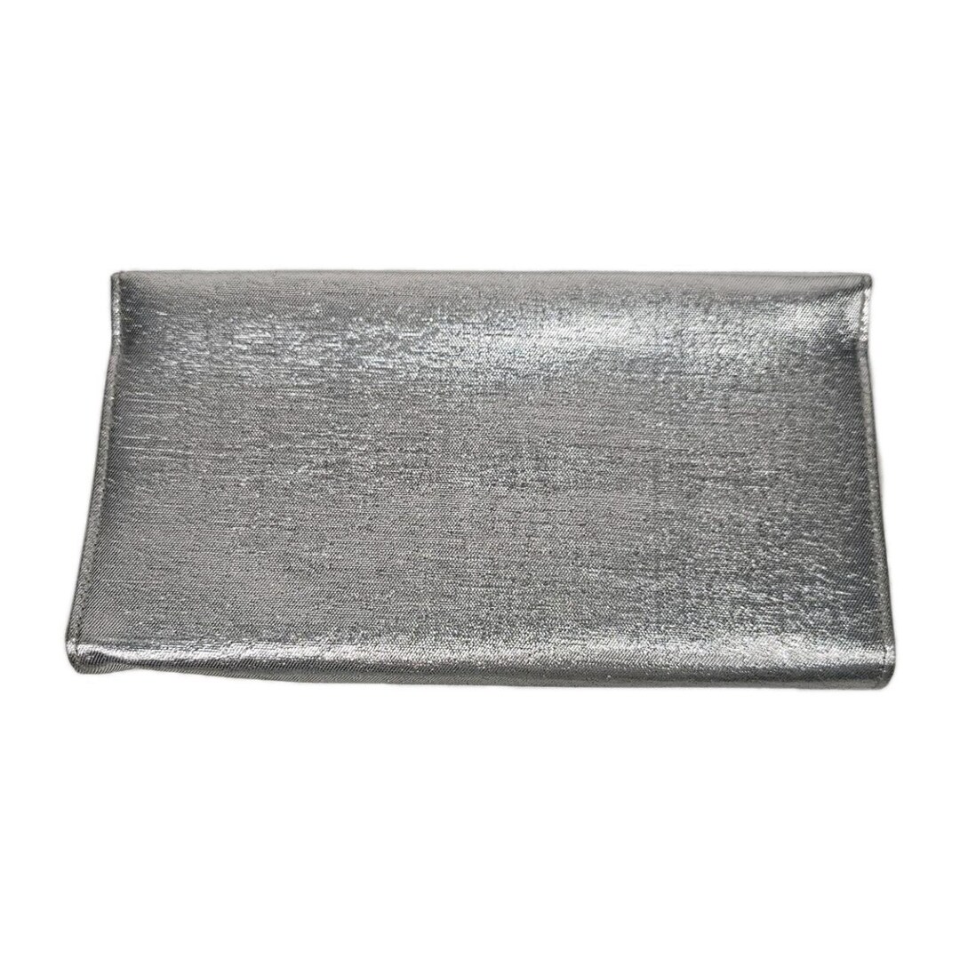 Vintage Metallic Silver Clutch Purse MCM 9x4.75" Glamour Holiday ...