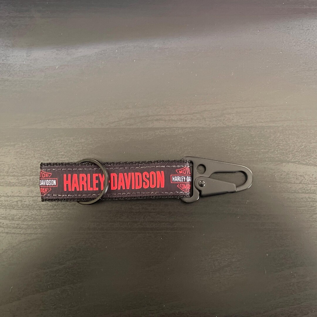 Harley Davidson Key Chain Key Fob Lanyard - Etsy